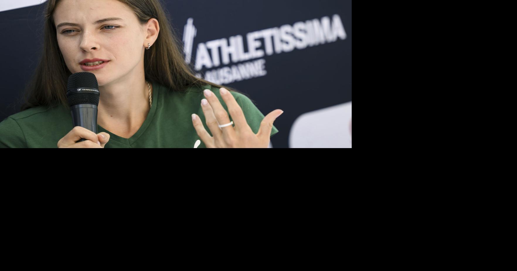 Ukrainian high jumper Mahuchikh insists on Russian Olympic ban