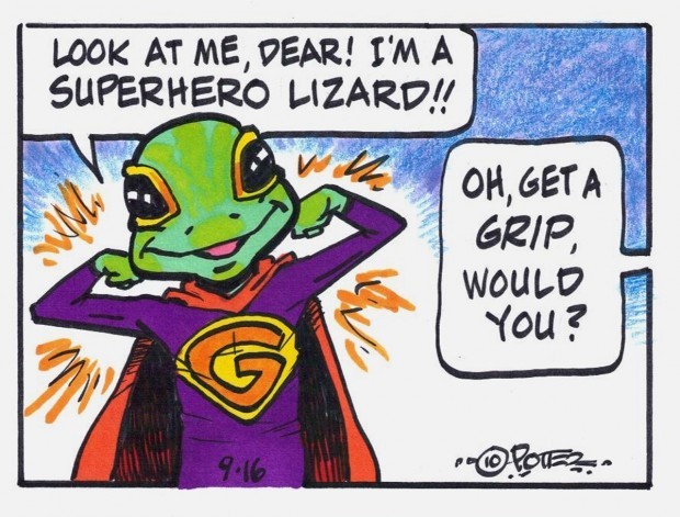 Geckos are superhero lizards
