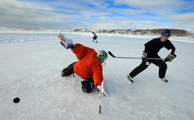 Skaters hit the ice at Cooney State Park