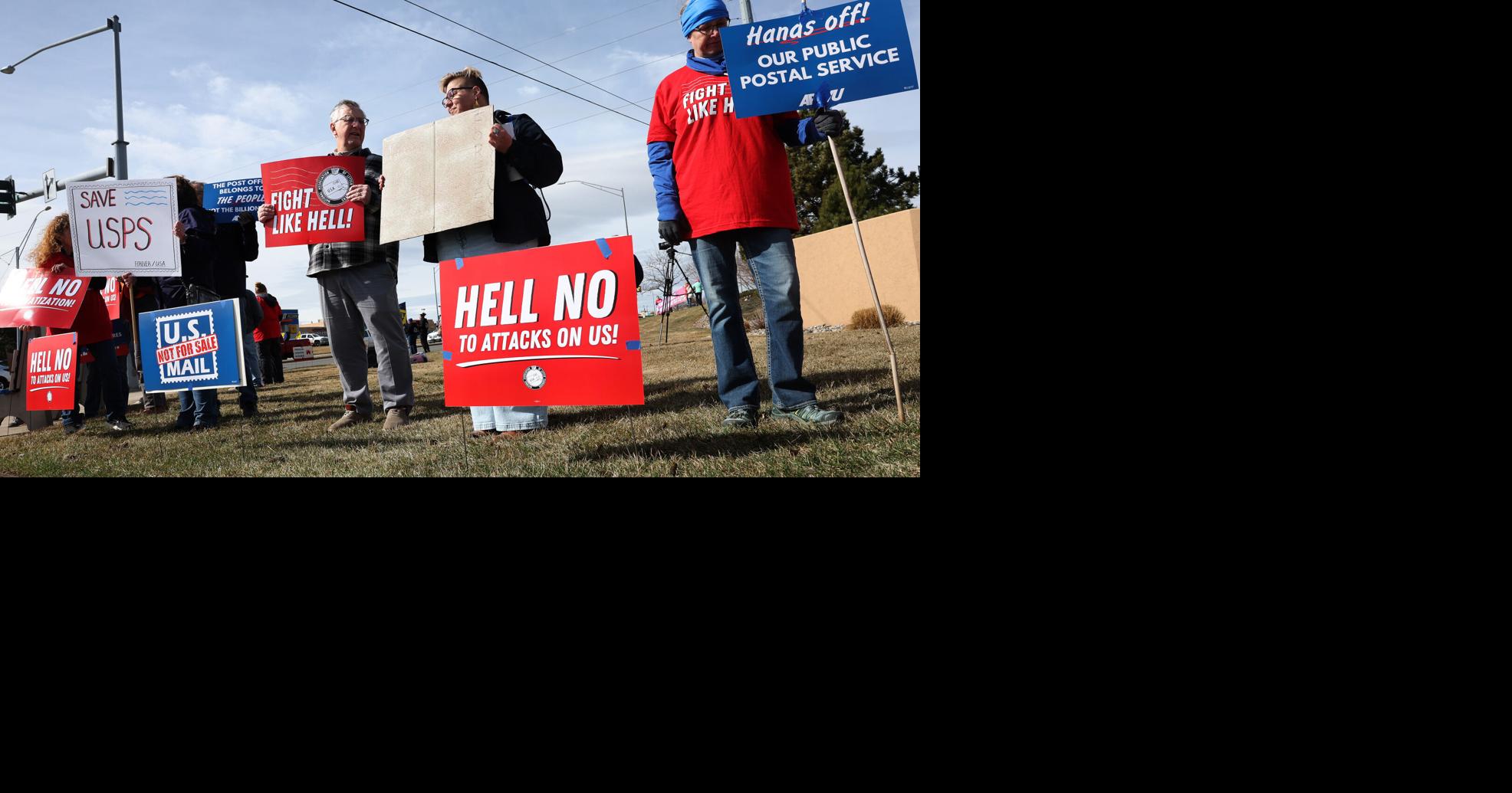 See the postal protest on King Avenue