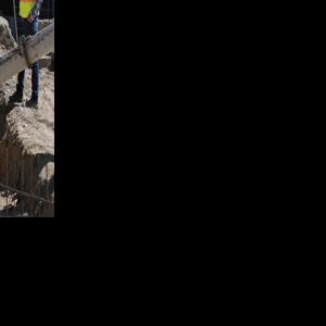 Step by step: New walkway for arena gets off on the right foot