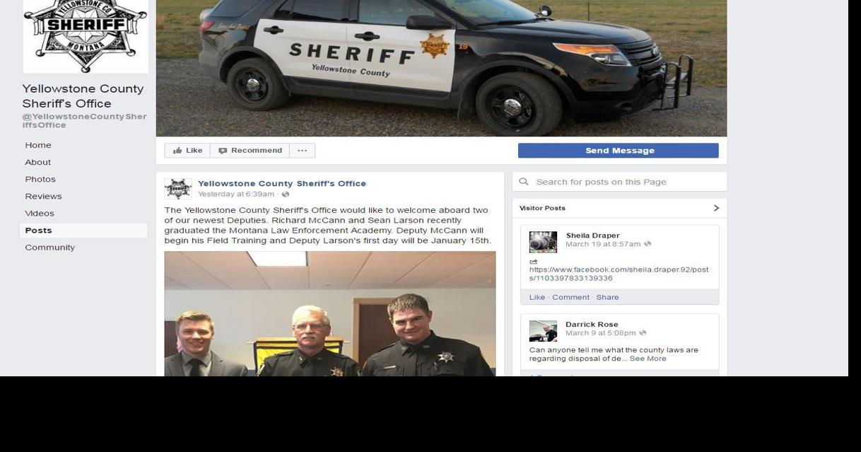 Yellowstone County Sheriff's Office now posts weekly arrest and ...