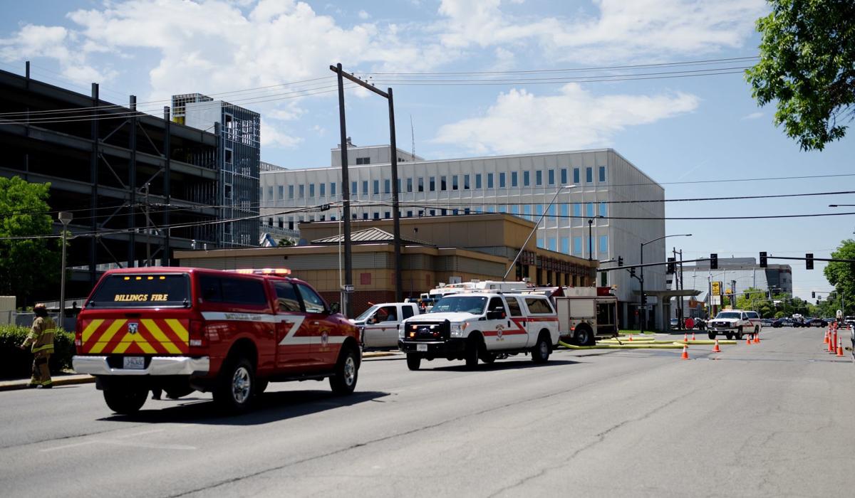 Some businesses evacuated near damaged gas line in downtown Billings