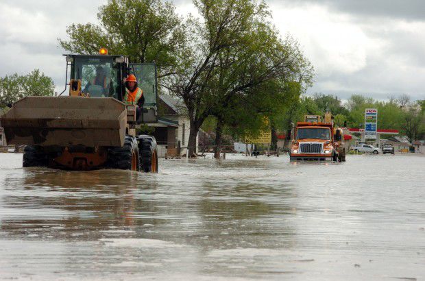 Flooding continues in Roundup, Glasgow