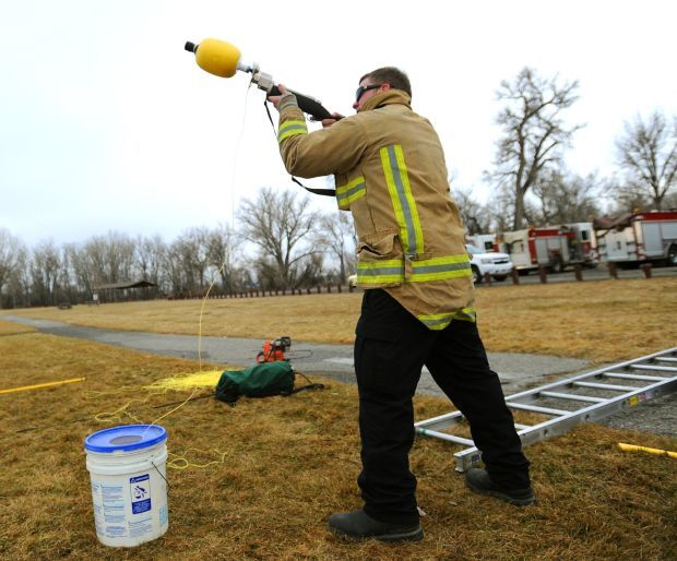 Firefighters dust off rescue sleds, survival suits for ice rescue ...