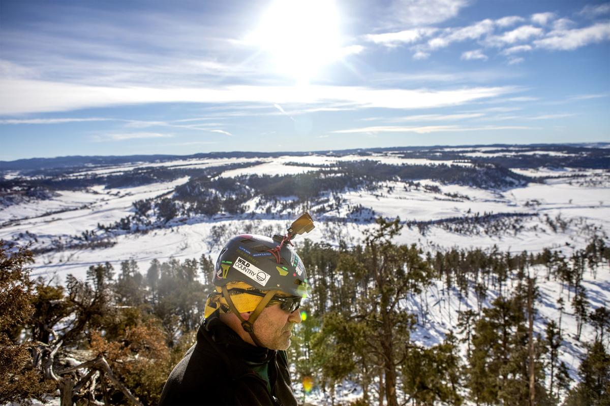 Wyoming climber scales Devils Tower at least once a month
