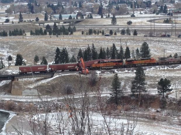 Trains collide near Bonner; power restored in East Missoula