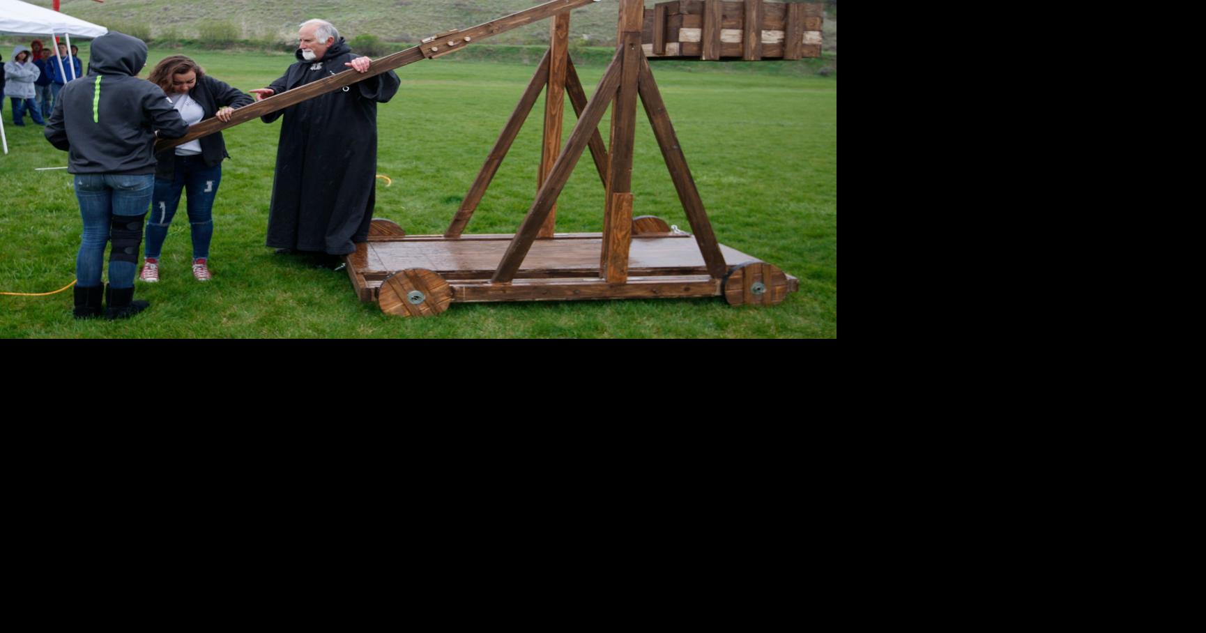 Medieval trebuchet helps Lockwood students learn about real-life ...