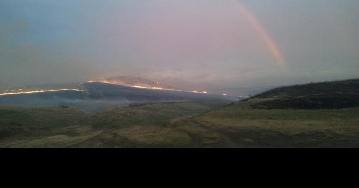 Wild Horse Ridge fire on Crow Reservation grows to 1,700 acres