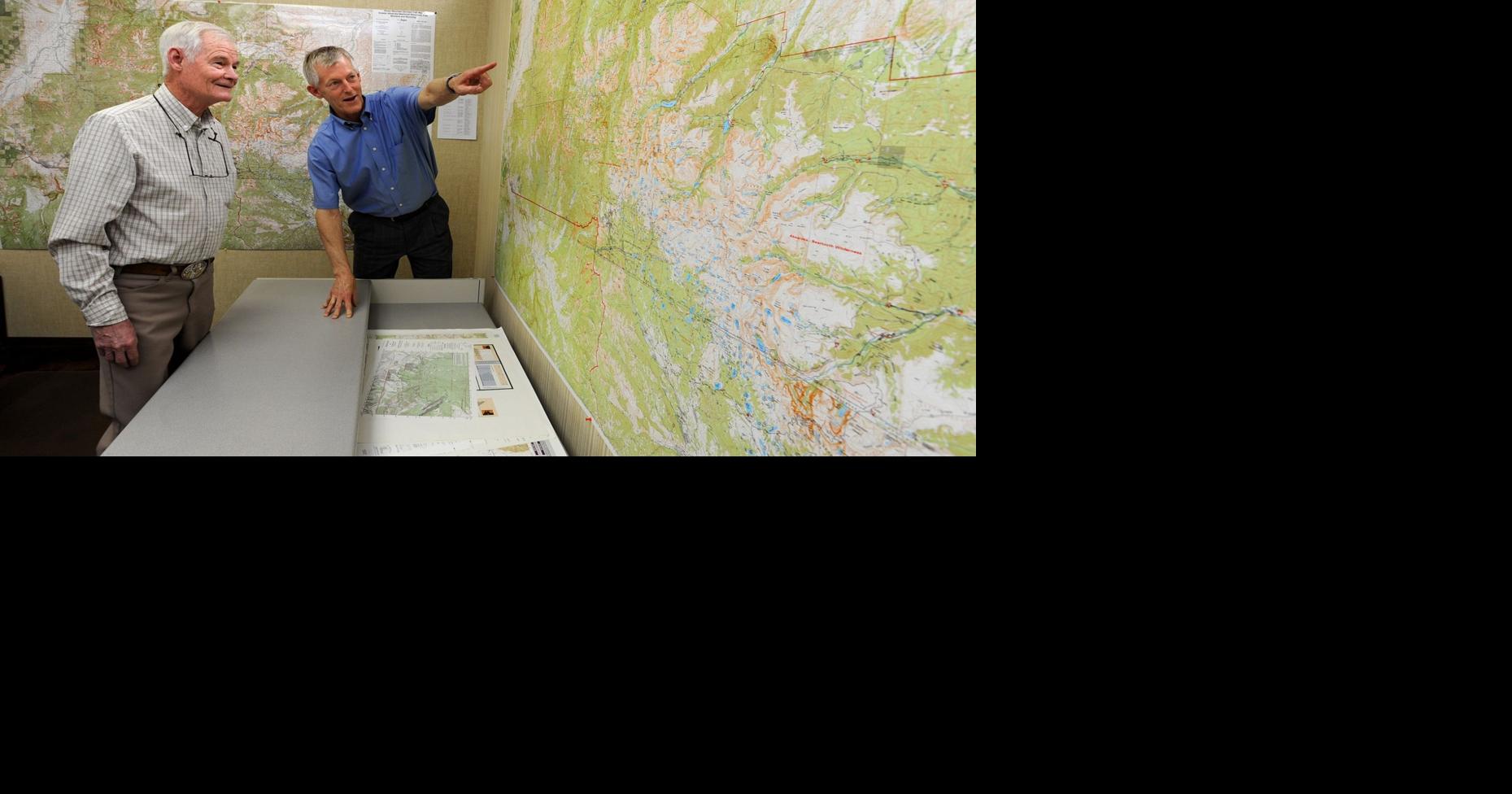 New wall map covers entire Absaroka-Beartooth Wilderness