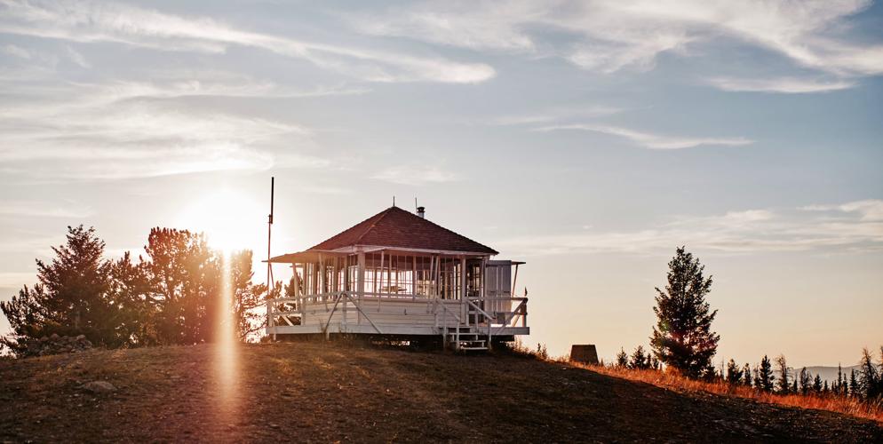 Monument Peak Lookout in Little Belts upgraded