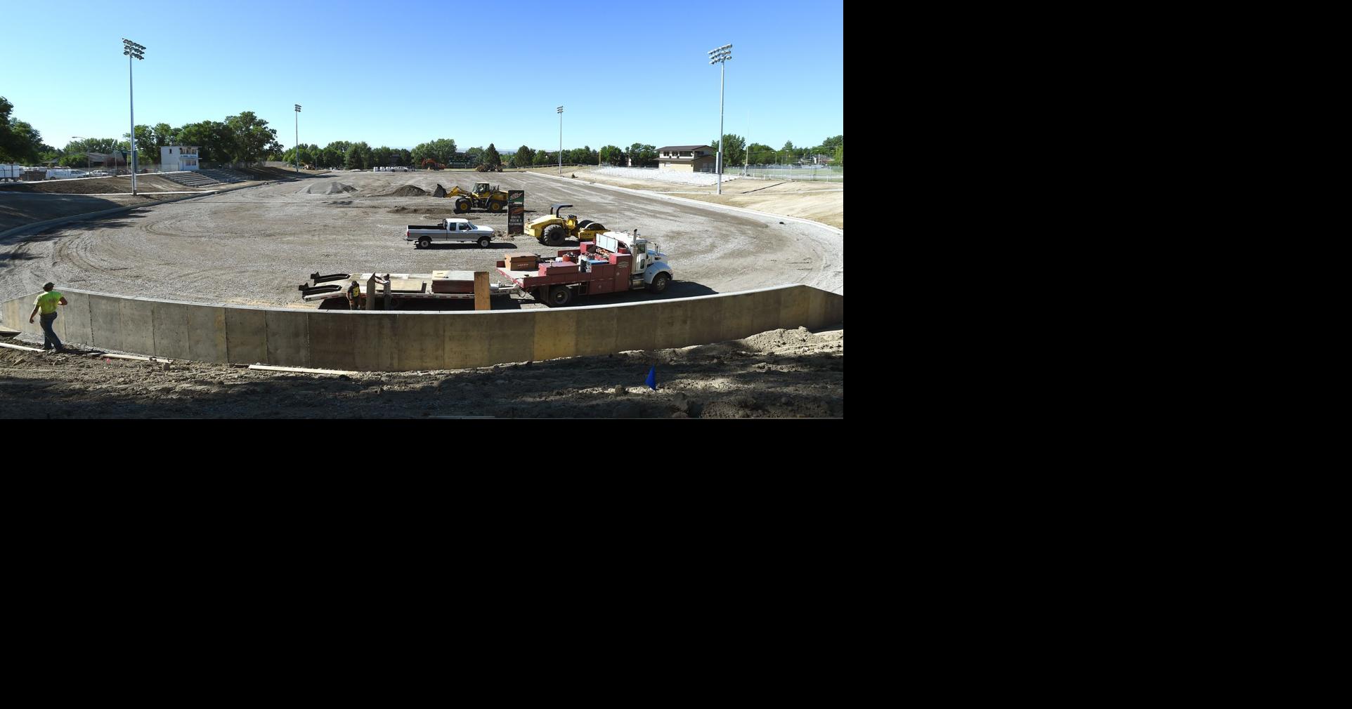 Lights up, new turf next for Rocky Mountain College football field