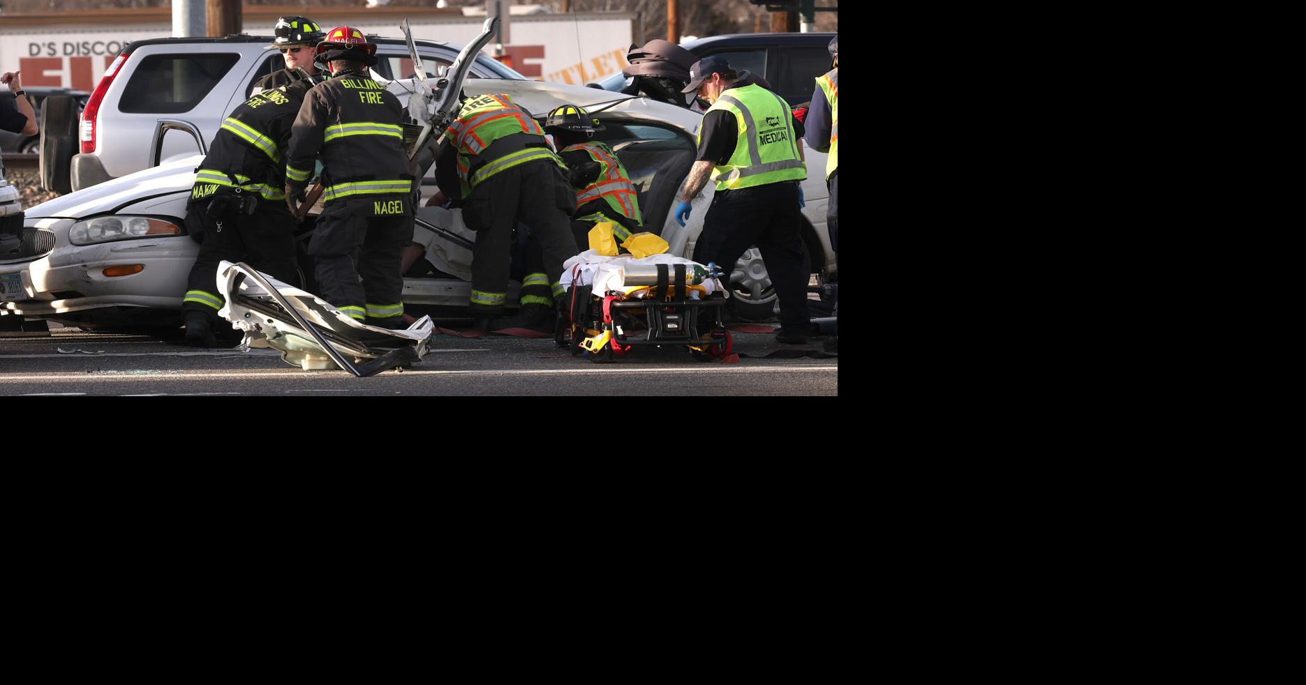 crash victims extricated by firefighters