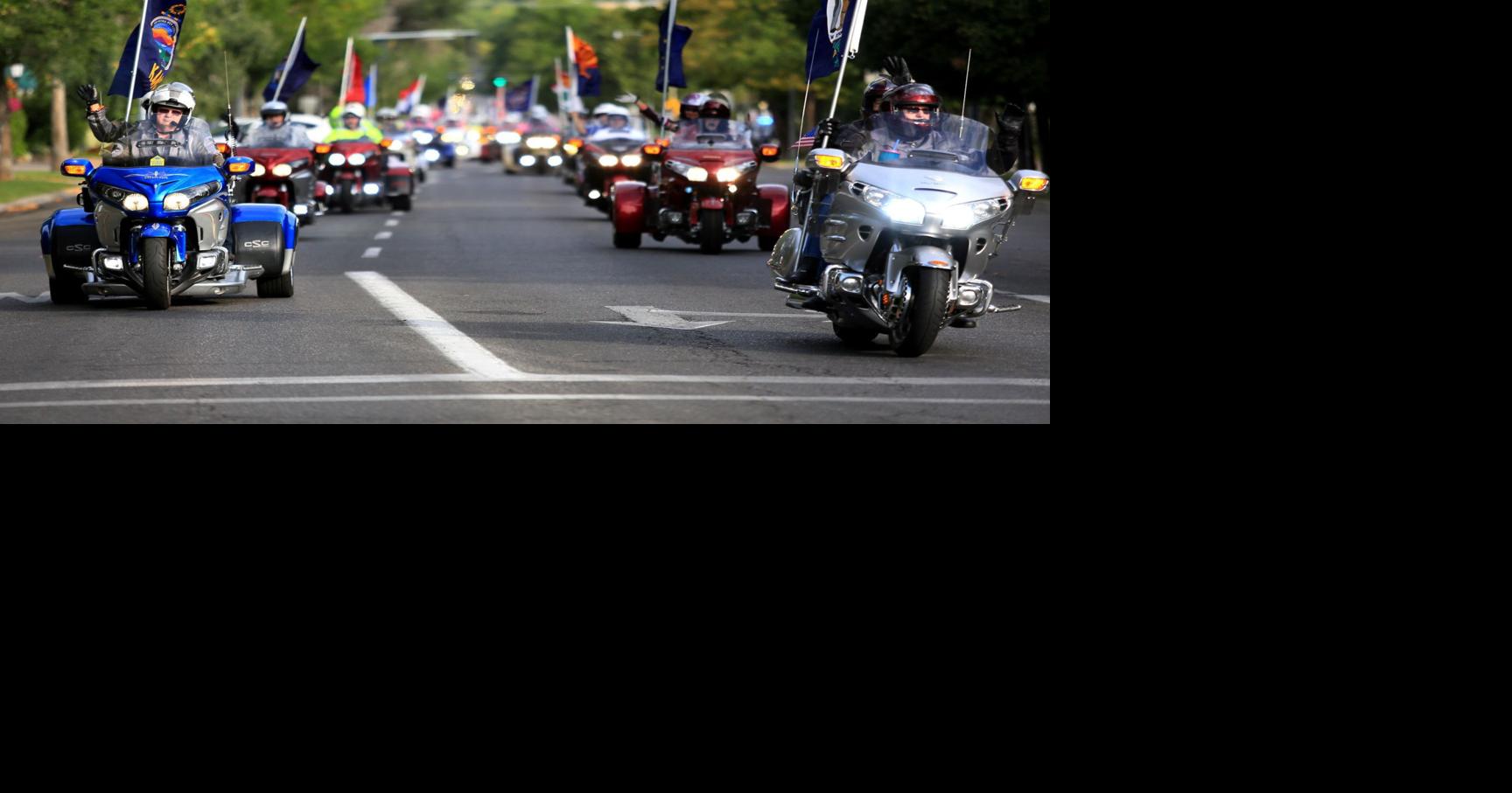 500-motorcycle parade helps wind down the Wing Ding