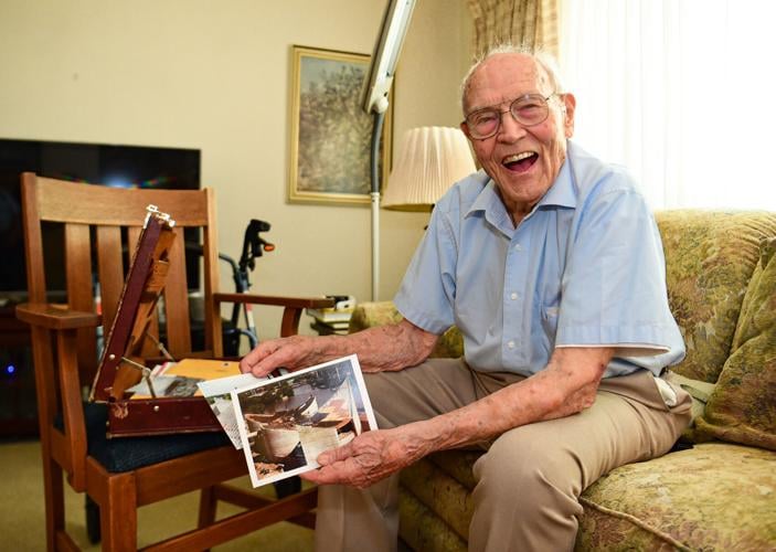 'I saw that I still had my foot on, so I was pretty happy about that ...