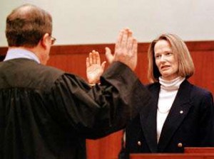 State's first female magistrate sworn in