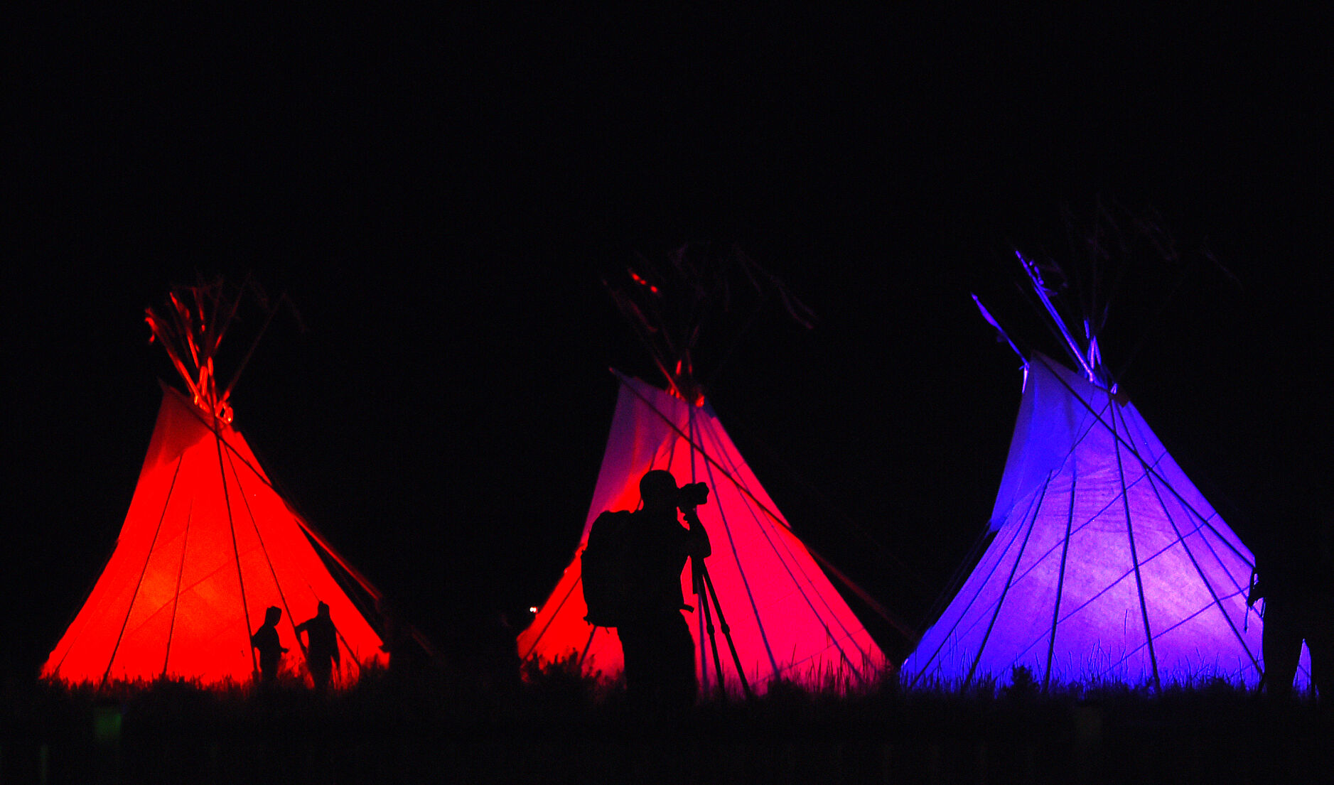 Photos: Pretty Shield lodges at the Roosevelt Arch