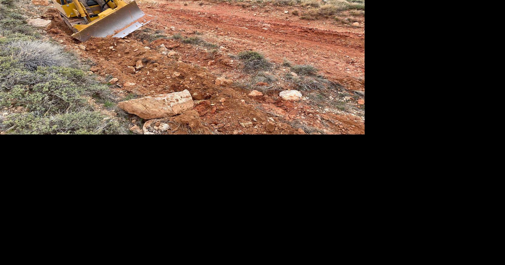 BLM contractor improving Pryor Mountain roads
