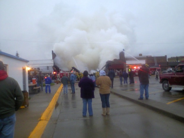 Downtown fire destroys 5 Malta businesses