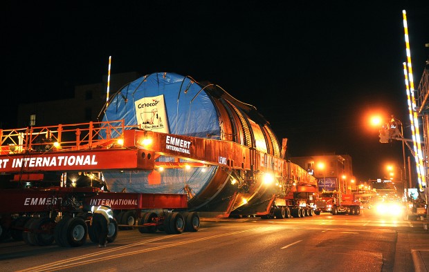 Megaloads roll through Billings overnight