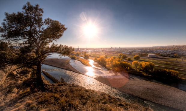 Feature image: Autumn sun over Billings