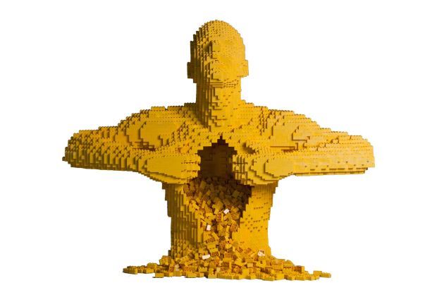 LEGO exhibit captures human emotions sculpted in plastic bricks