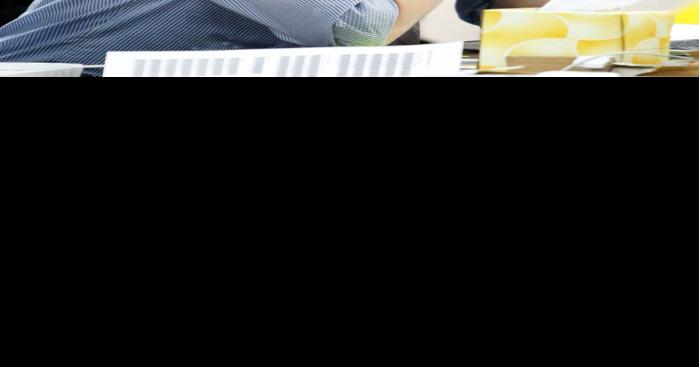 Joe Splinter rubs his eyes