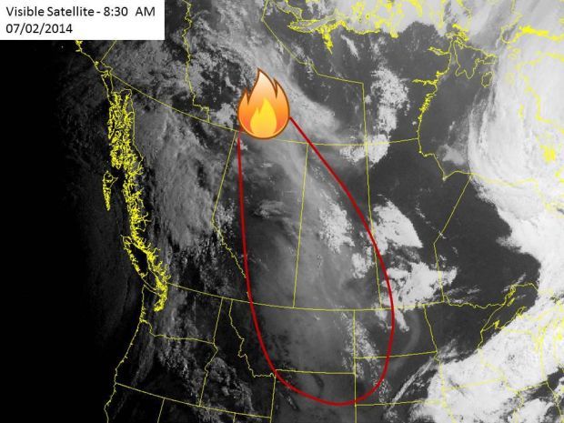 Smoke from Canadian fires hanging heavy over Billings