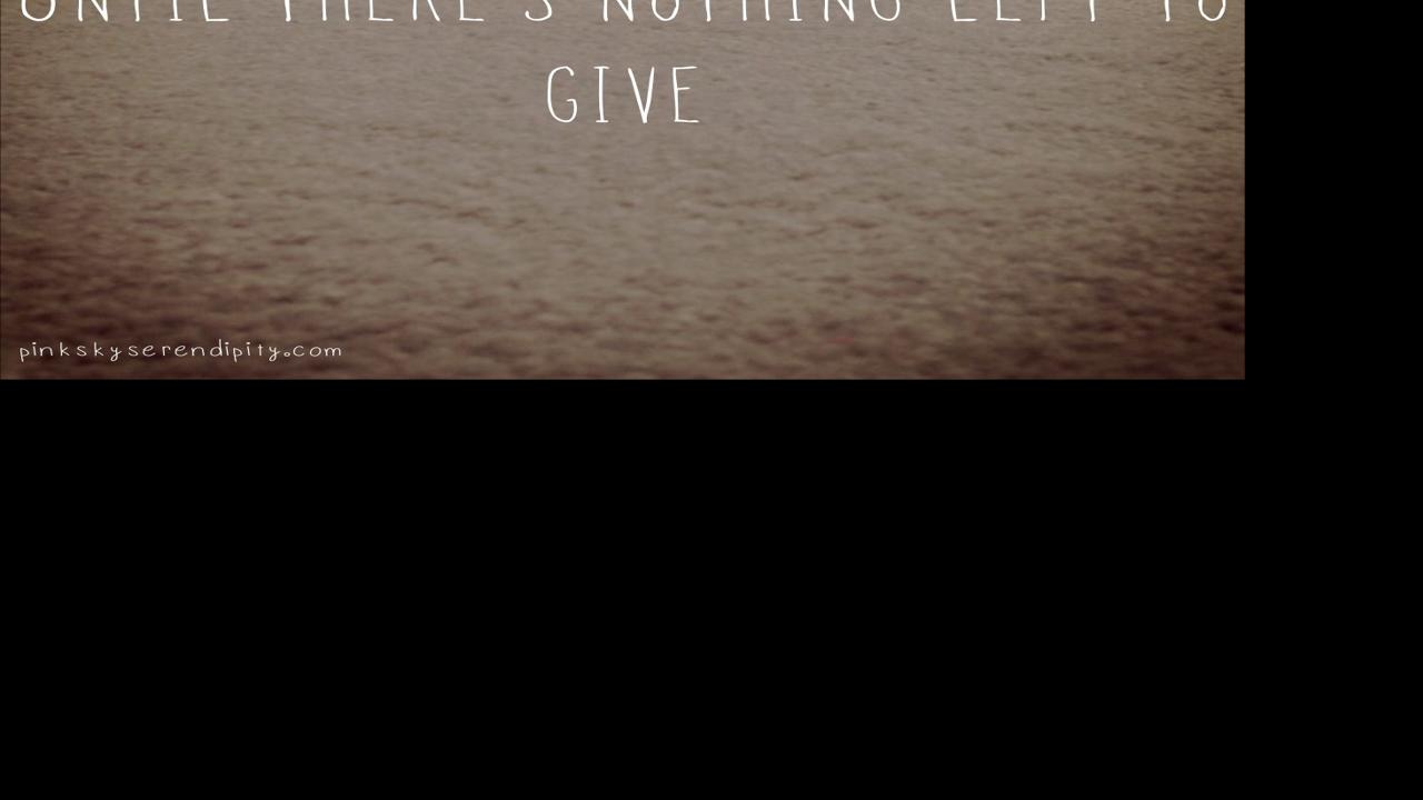 Giving until there’s nothing left to give | Lifestyles ...