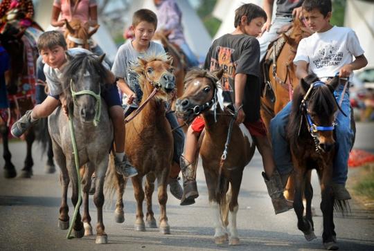 95th Crow Fair parade
