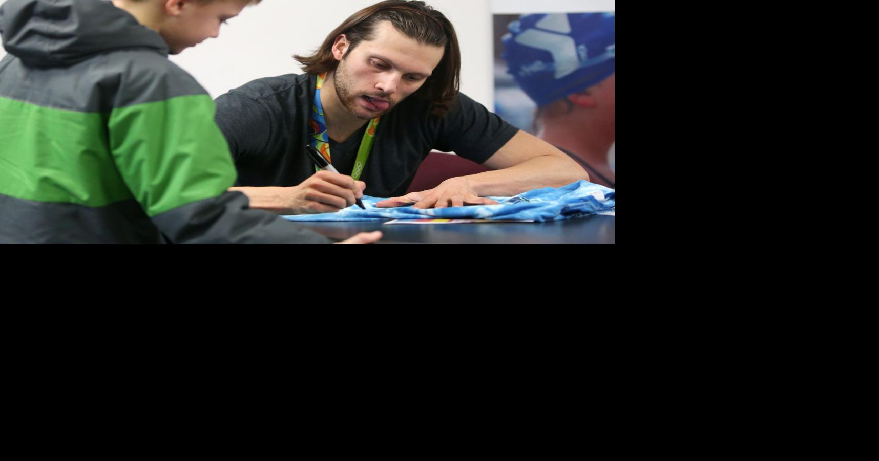 Photos: Olympic swimmer Cody Miller visits the Billings Y
