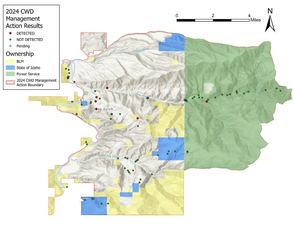 Chronic wasting disease cull reveals Idaho disease spread