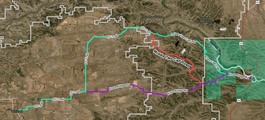 BLM repairs Middle Two Calf Road in Missouri Breaks