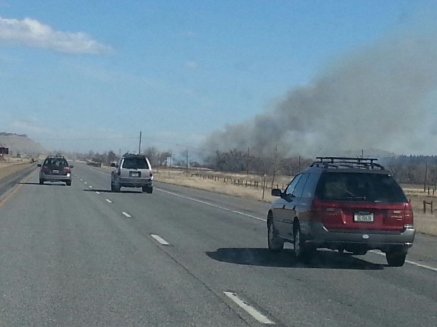 Firefighters respond to wildfire in Stillwater County