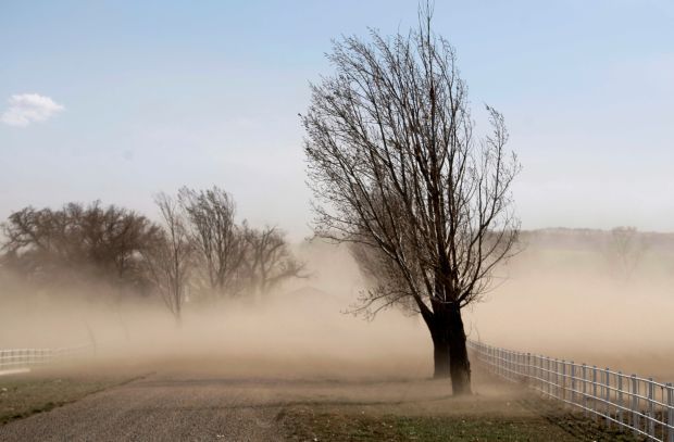 Billings area fires and dust storm