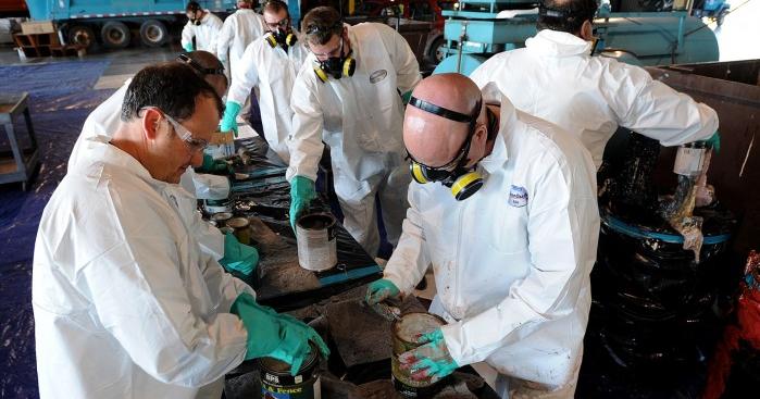 Toxic roundup nets thousands of pounds of waste