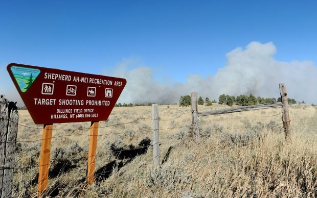Fire near Shepherd prompts countywide response