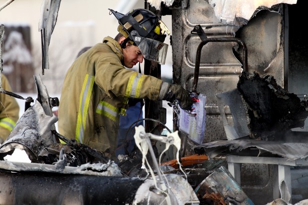 Mail truck catches fire in the Heights