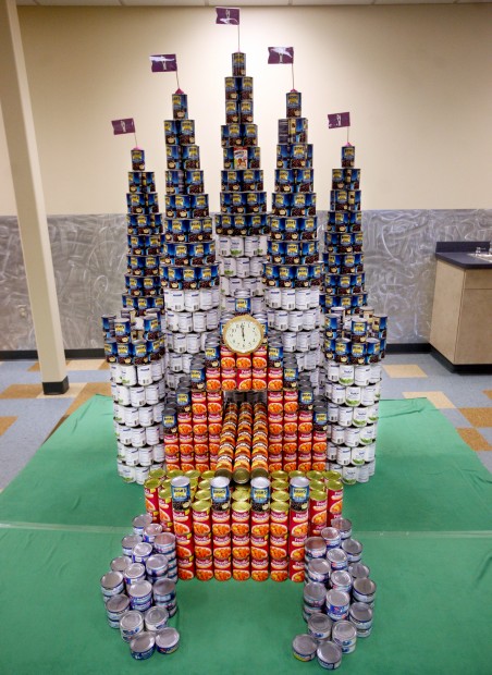 Can Sculpture Canstruction Ideas Table