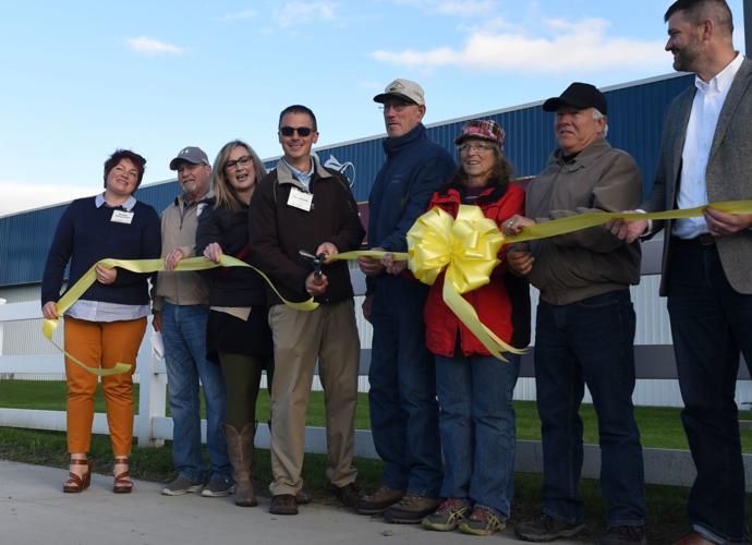 Photos: Lockwood opens new sidewalk next to Old Hardin Road