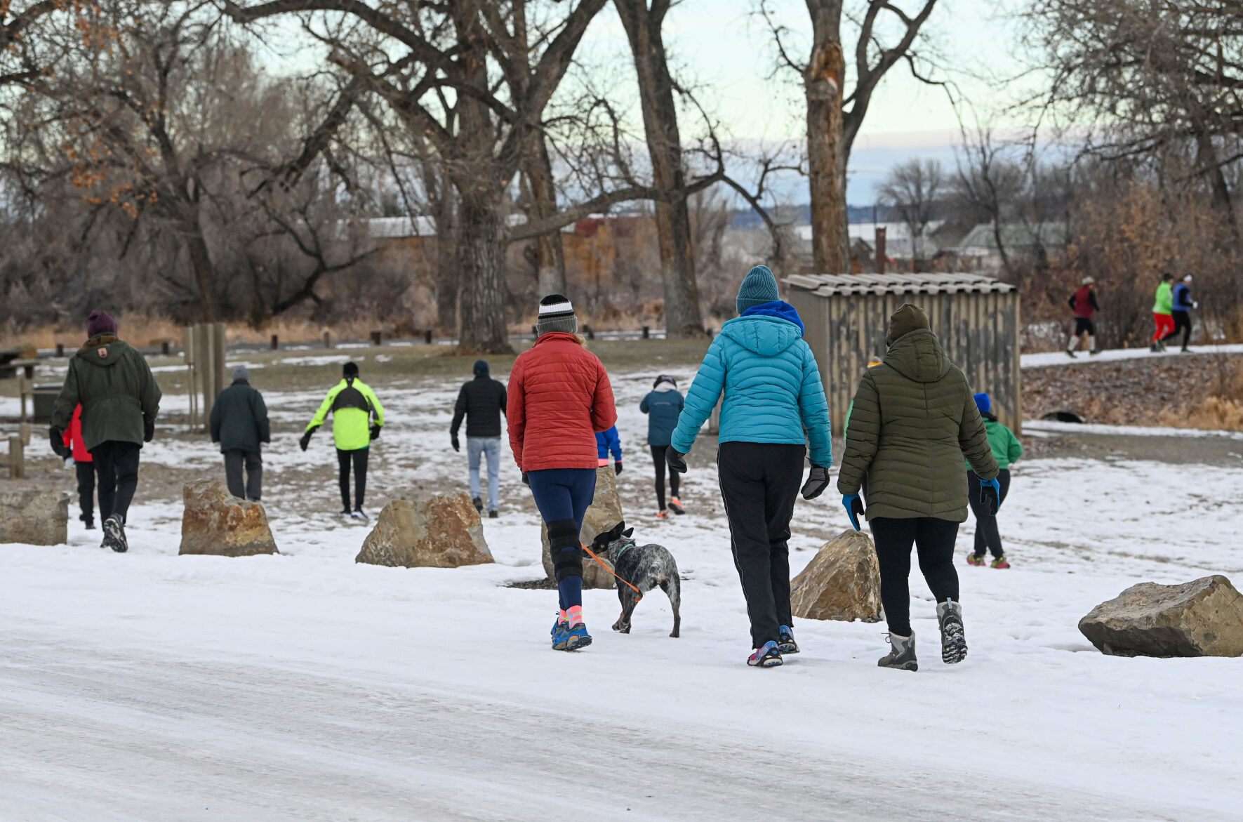Photos: Yellowstone Rim Runners host annual New Years Day run