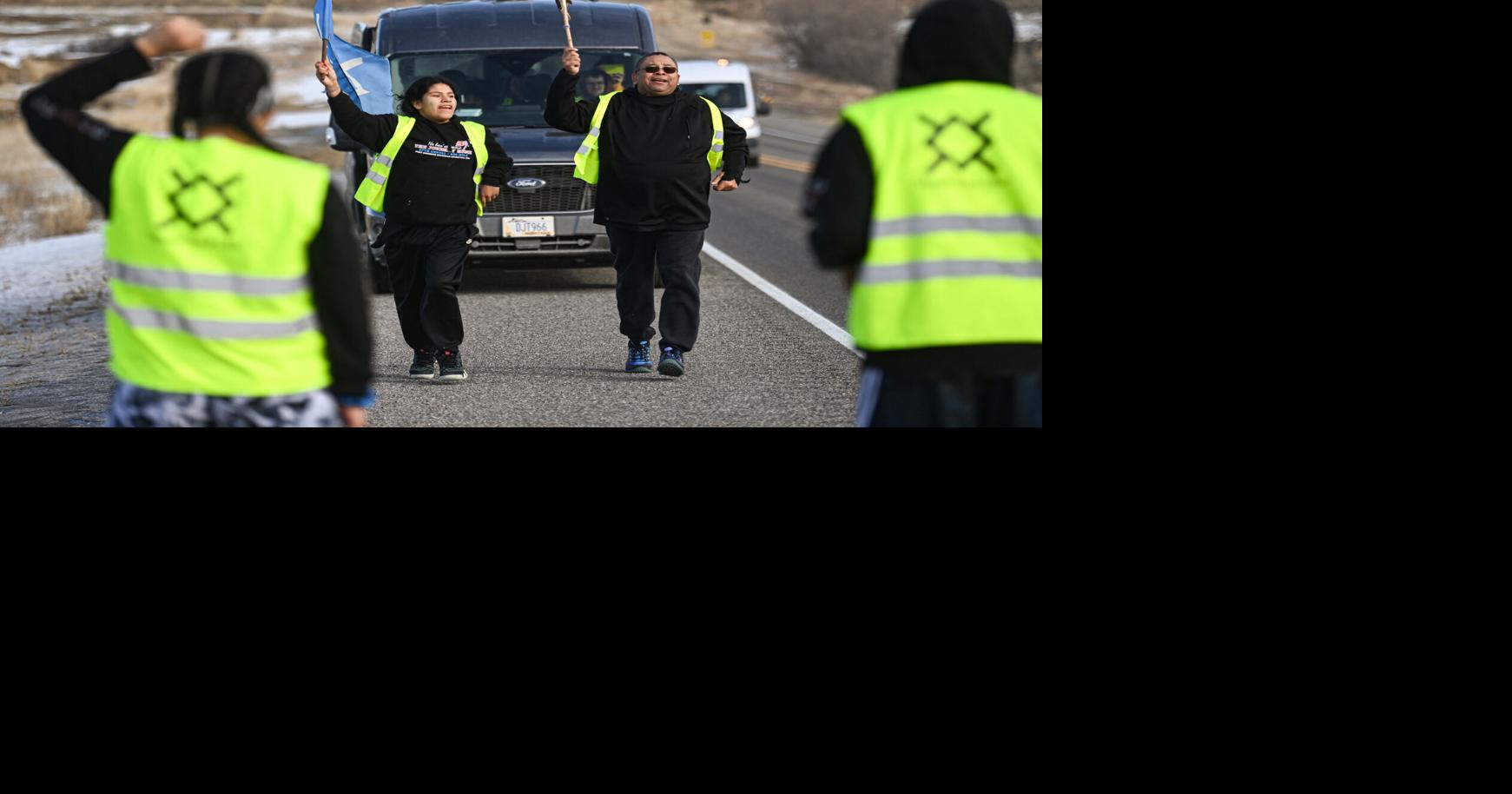 Photos: Northern Cheyenne Youth Runners complete 400 mile run from ...