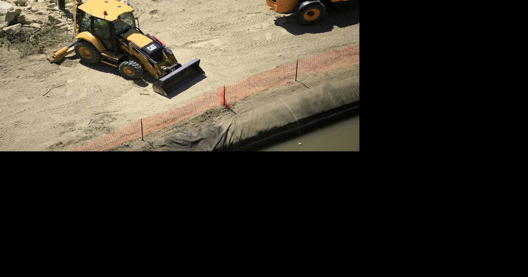 Engineers begin work of securing hillside below Billings ditch