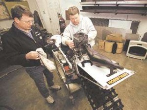 Motor boarding: Powered snowboard takes riders uphill