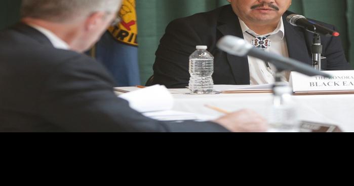 Crow Tribal Chairman Cedric Black Eagle