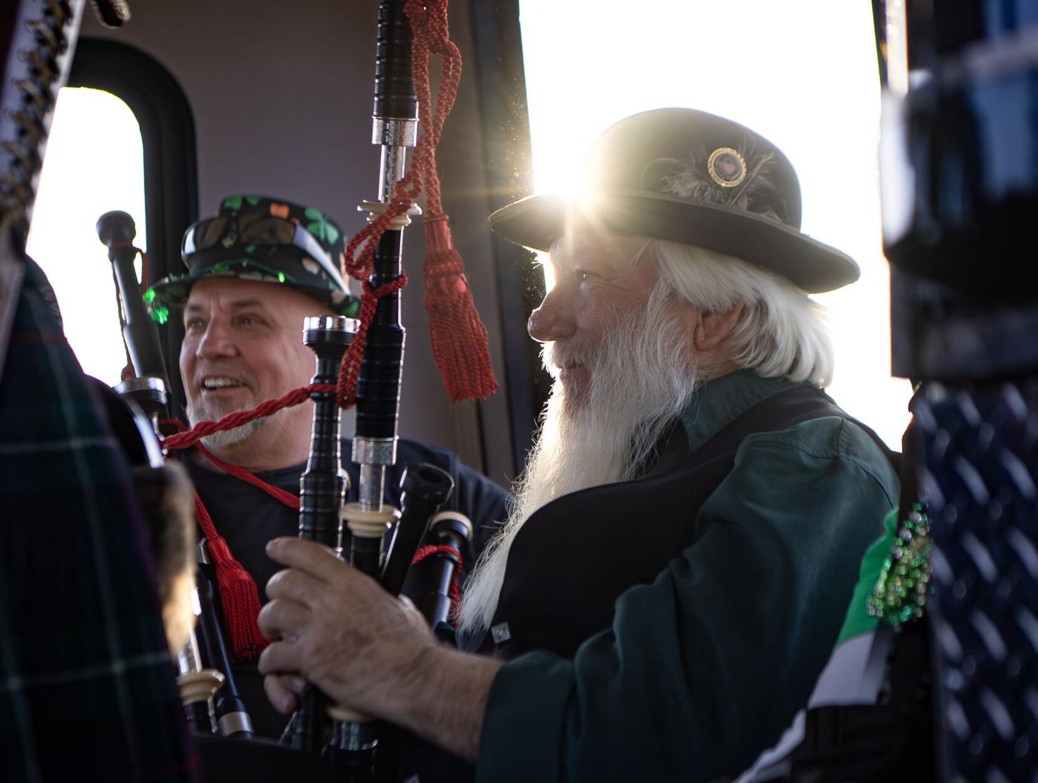 Billings' most famous bagpiper plays St. Patrick's Day