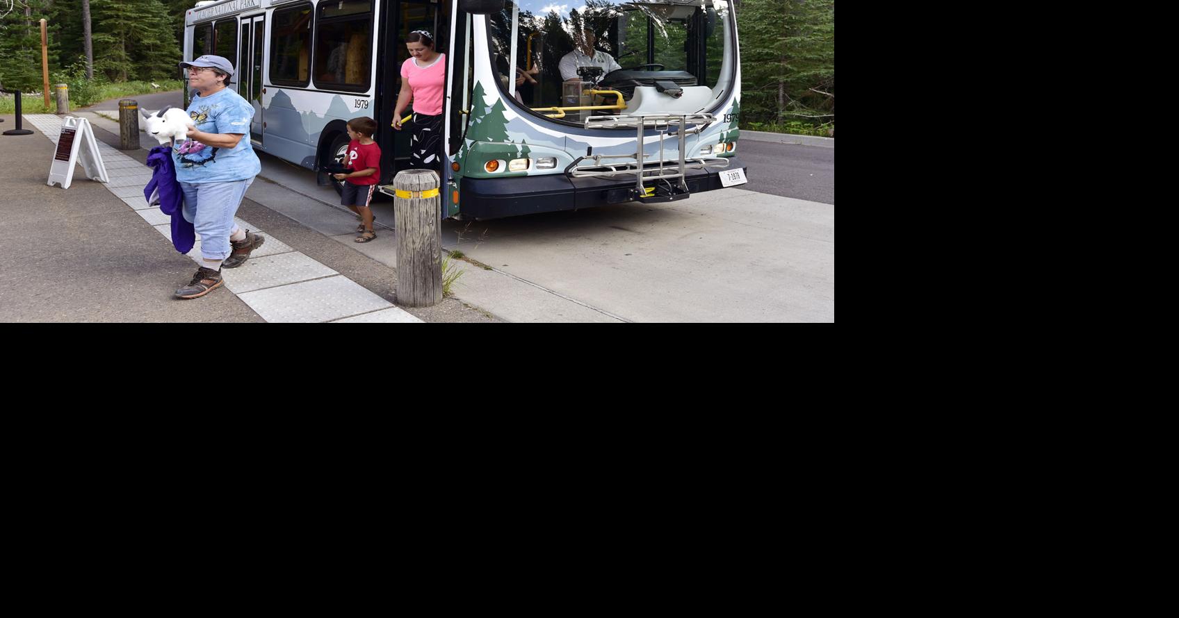Record number of riders hop free shuttles in Glacier National Park