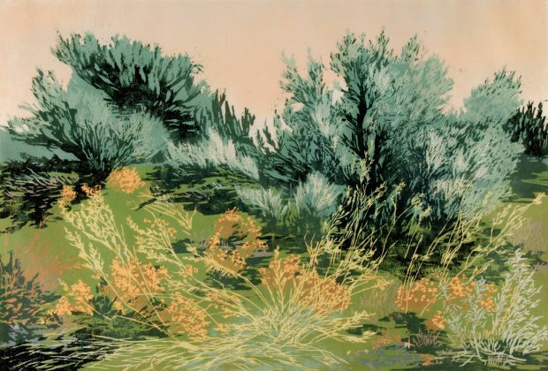 Edith Freeman works up at Bair Museum