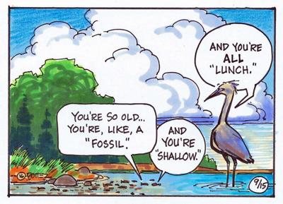 For small fish, history proves shallows are safer