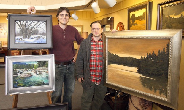 Landscape artists Stringer, Murphy find common ground at Frame Hut